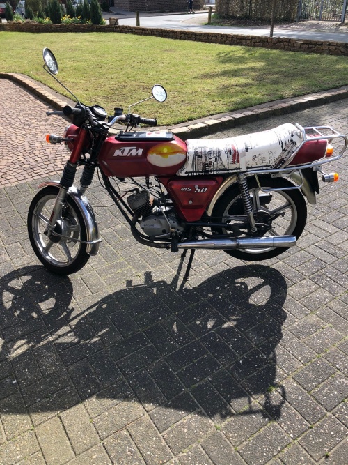 KTM ms 50, Technische Daten